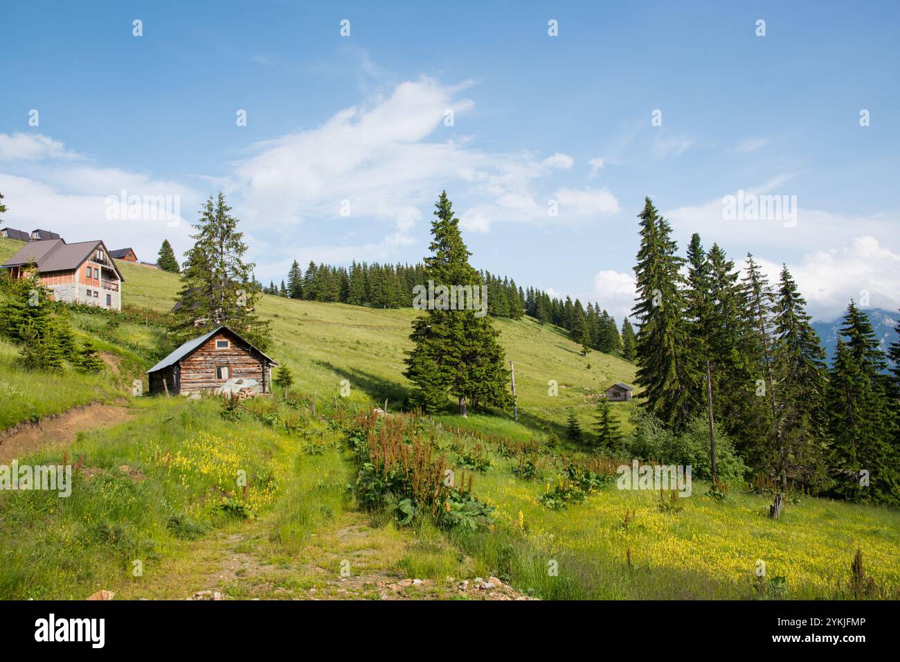 The beautiful nature of Rugova canyon in the countryside of Kosovo ...