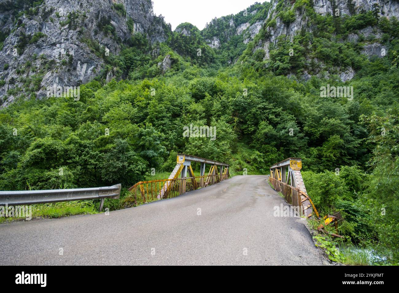 The beautiful nature of Rugova canyon in the countryside of Kosovo ...