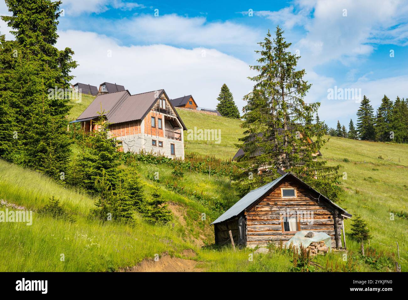 The beautiful nature of Rugova canyon in the countryside of Kosovo ...