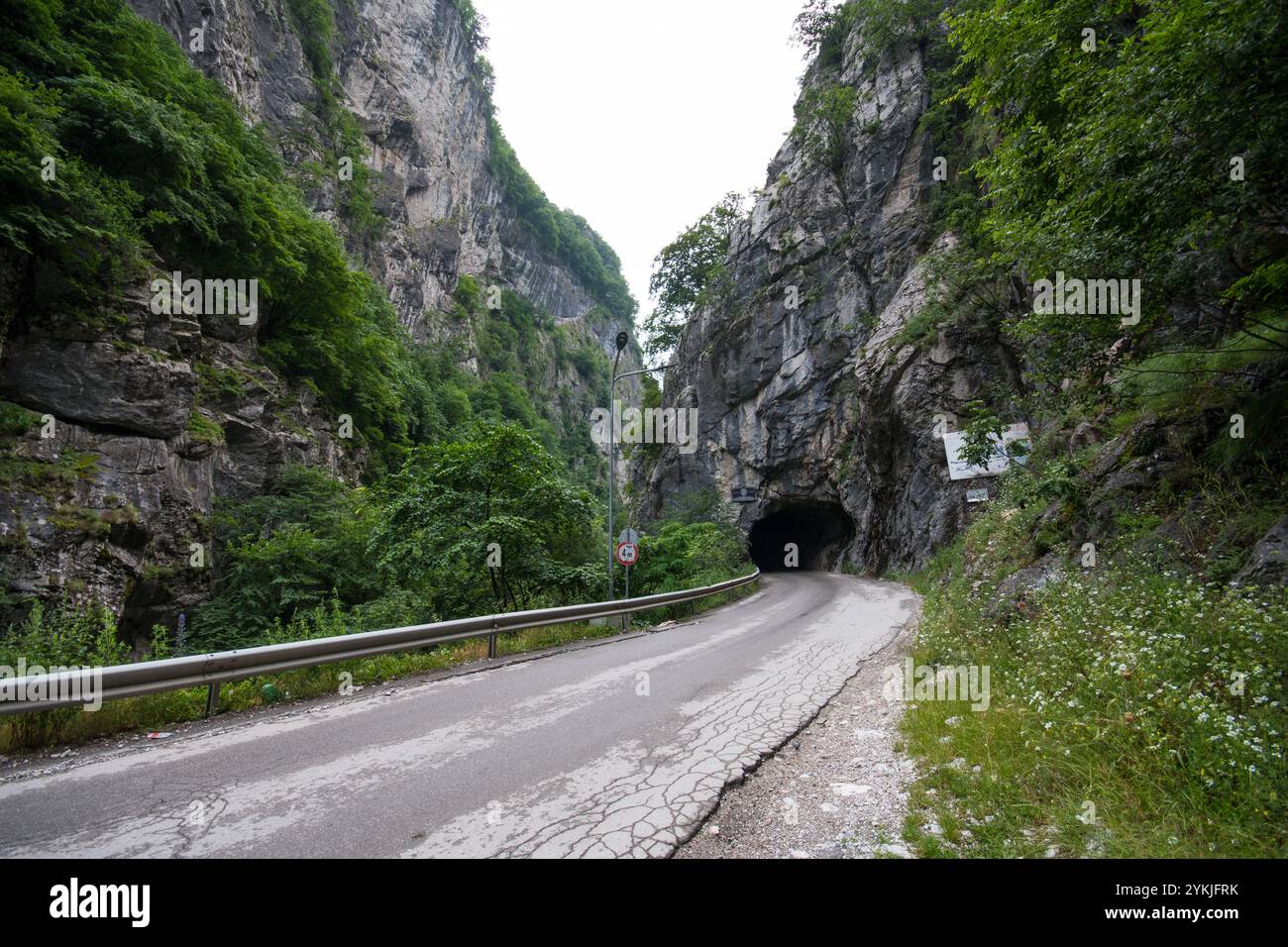 The beautiful nature of Rugova canyon in the countryside of Kosovo ...