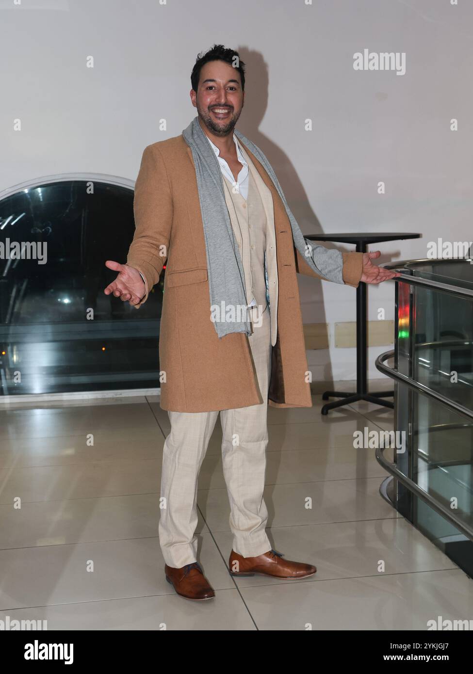 Rome, Adriano cinema, premiere of the film "Settimo grado". In the photo: Samir Arab Stock Photo ...