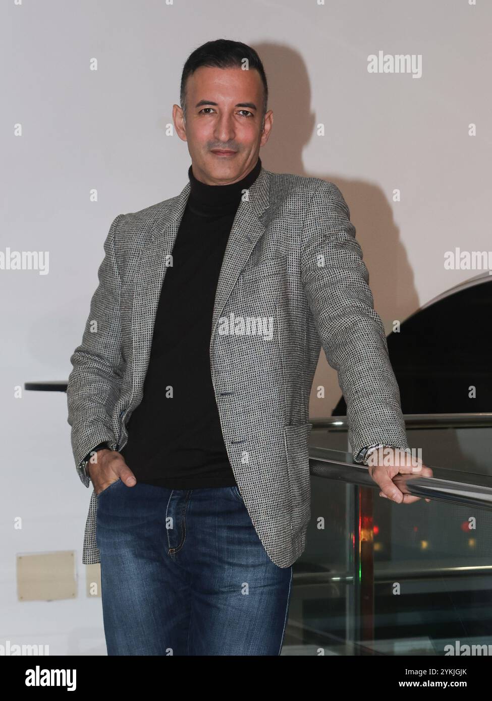 Rome, Adriano cinema, premiere of the film "Settimo grado". In the photo: Michael Ounsa Stock ...