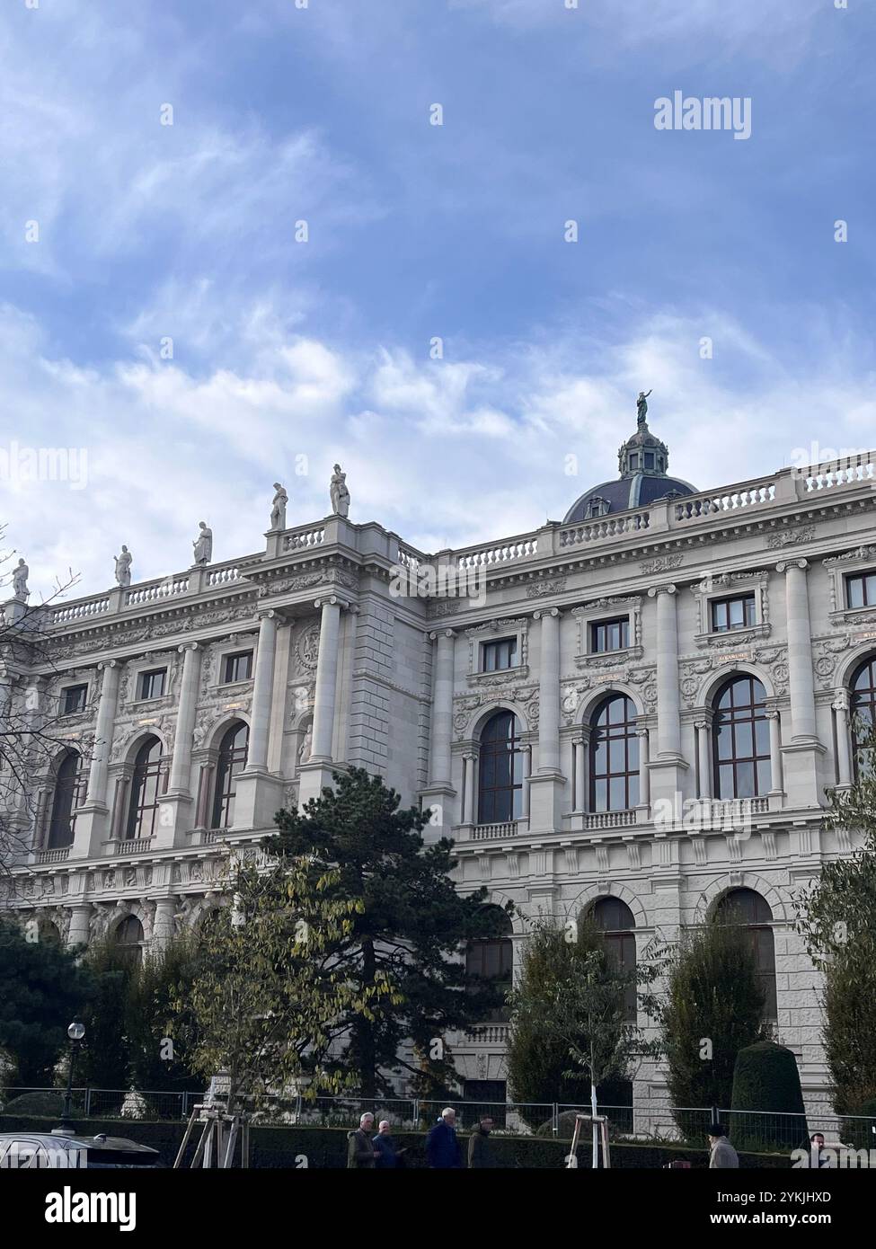 Architectural Grandeur of Historic Museum Building with Sculptures ...