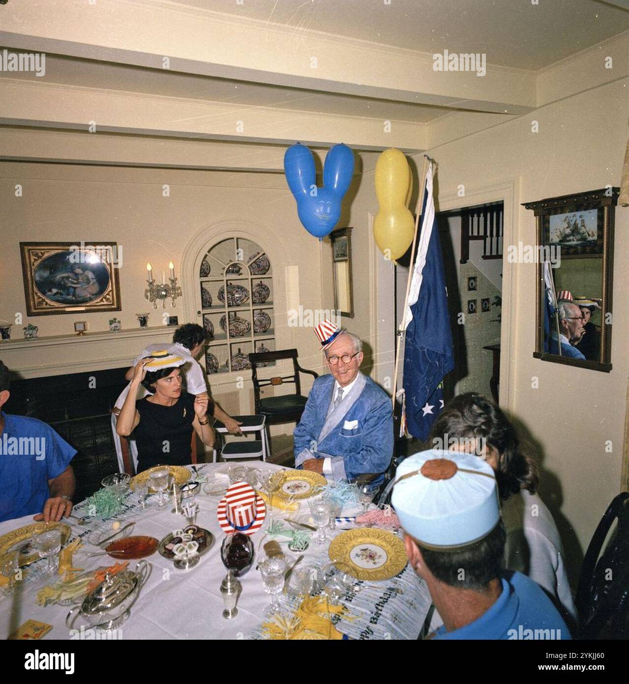 Birthday Party for Joseph P. Kennedy, Sr Stock Photo - Alamy