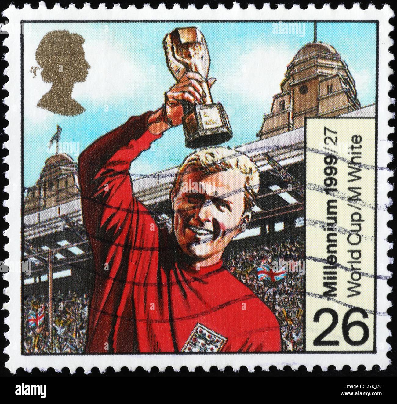 Bobby Moore on british postage stamp Stock Photo - Alamy