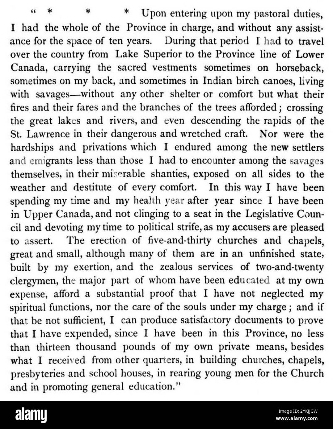 Bishop Alexander Macdonell - Letter to Lieutenant Governor Francis Bond ...