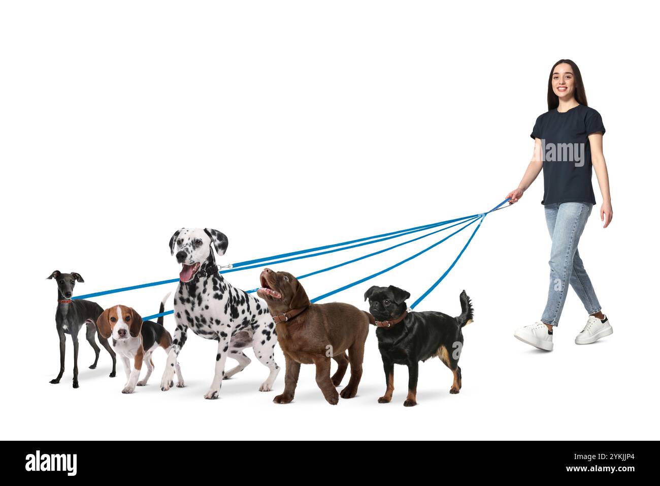 Group five different young hi-res stock photography and images - Alamy