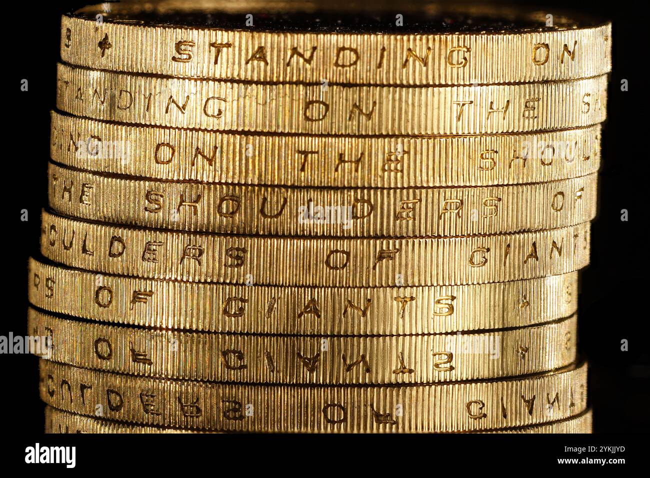 The United Kingdom Technology £2 coins with the edge inscription that ...