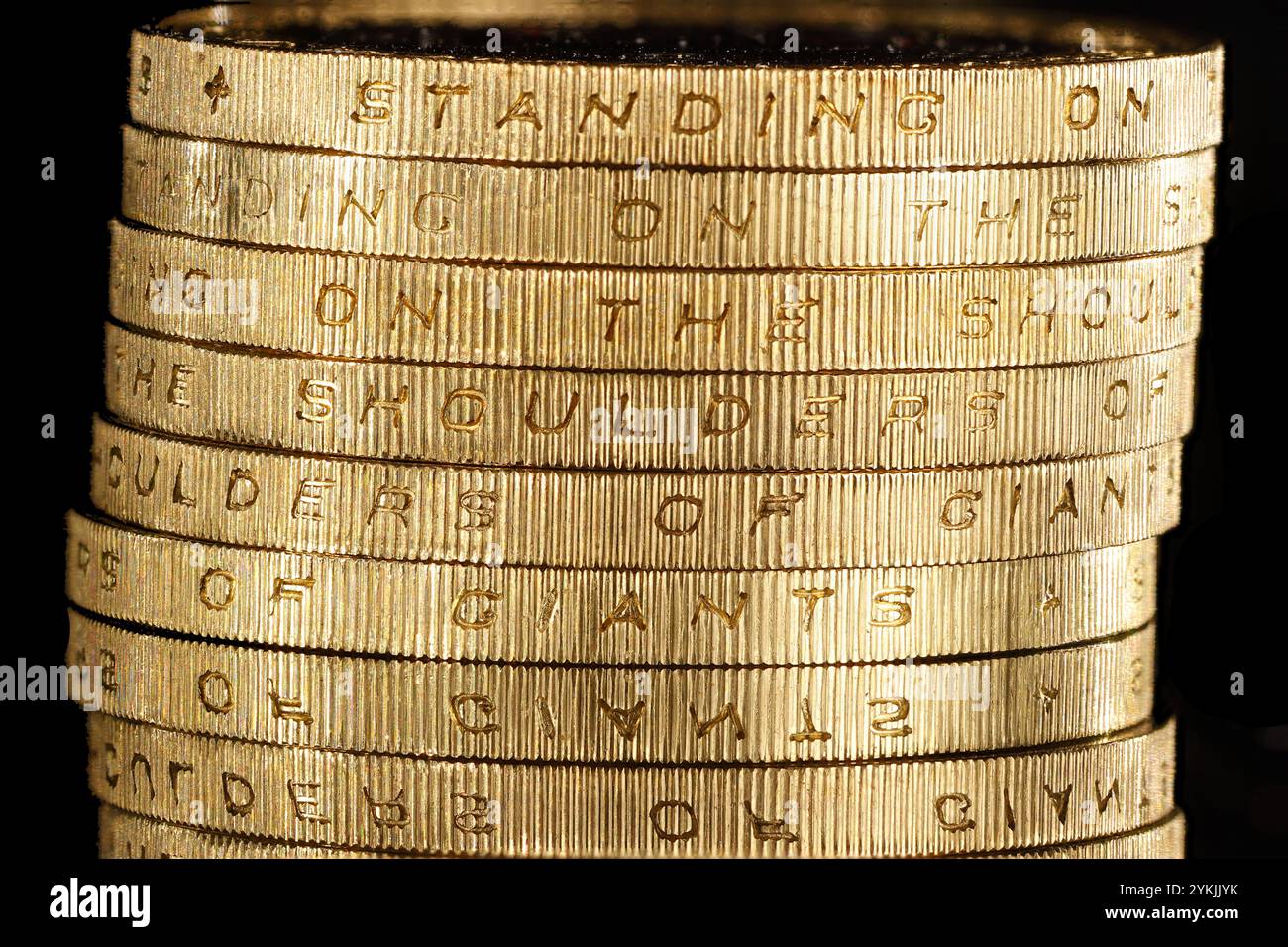 The United Kingdom Technology £2 coins with the edge inscription that ...