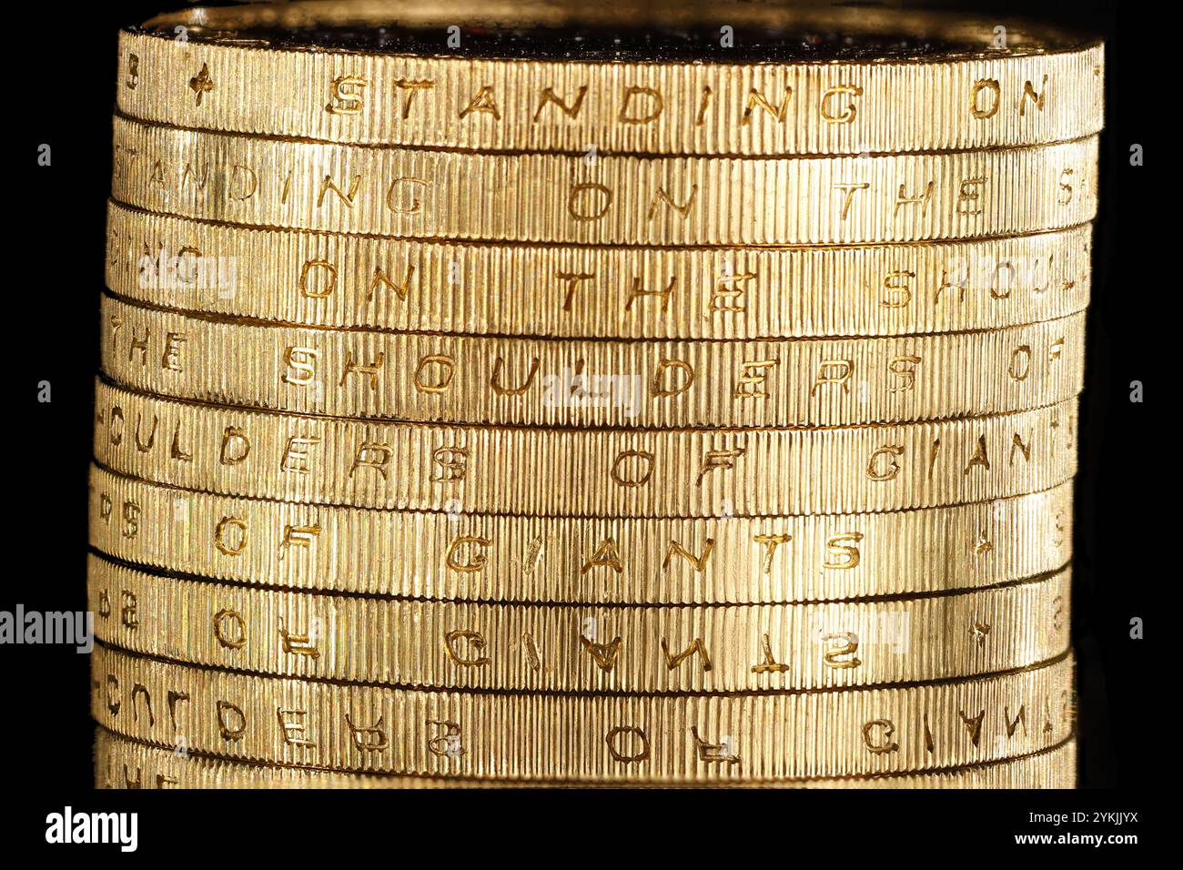 The United Kingdom Technology £2 coins with the edge inscription that ...