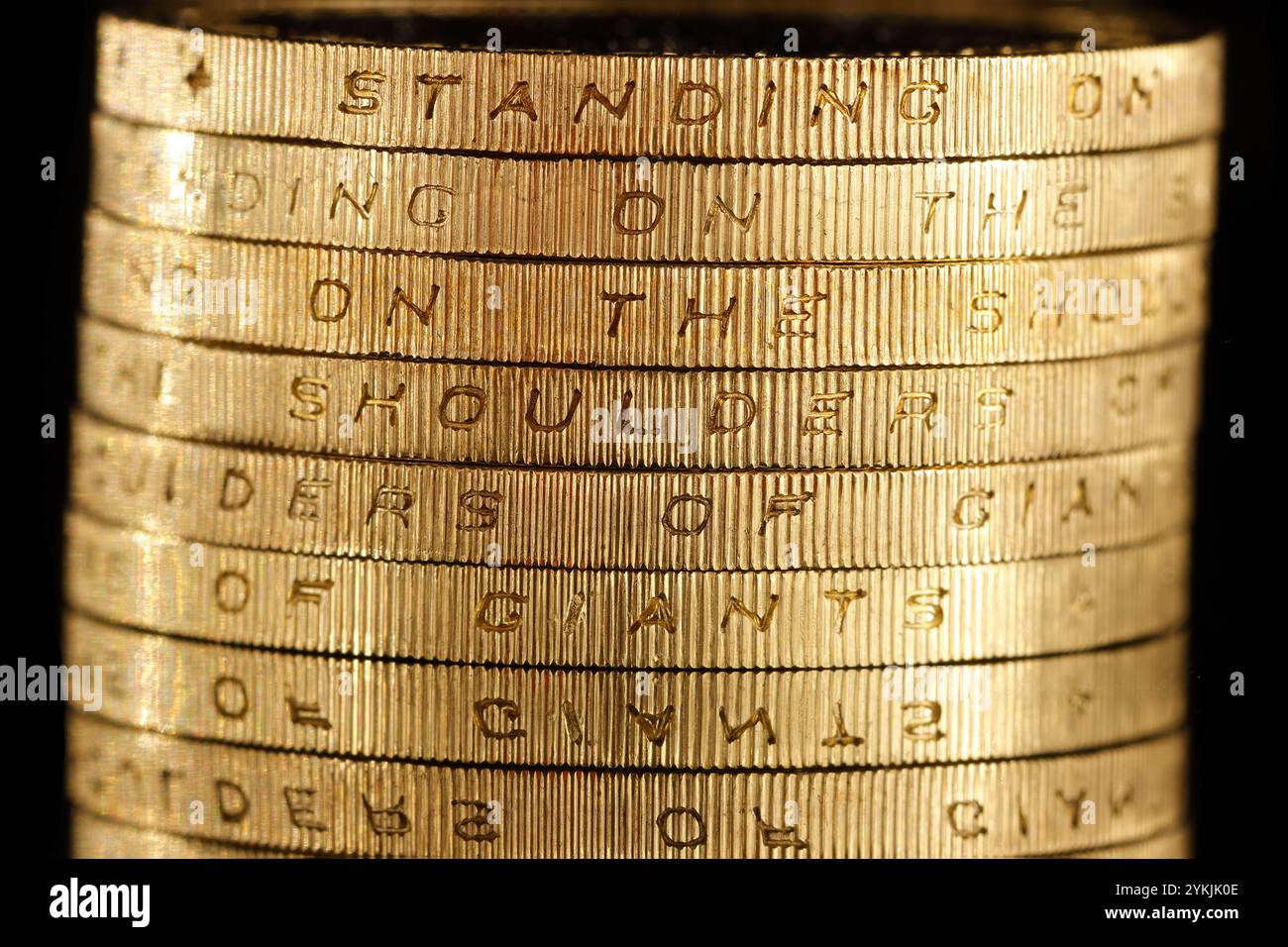 The United Kingdom Technology £2 coins with the edge inscription that ...