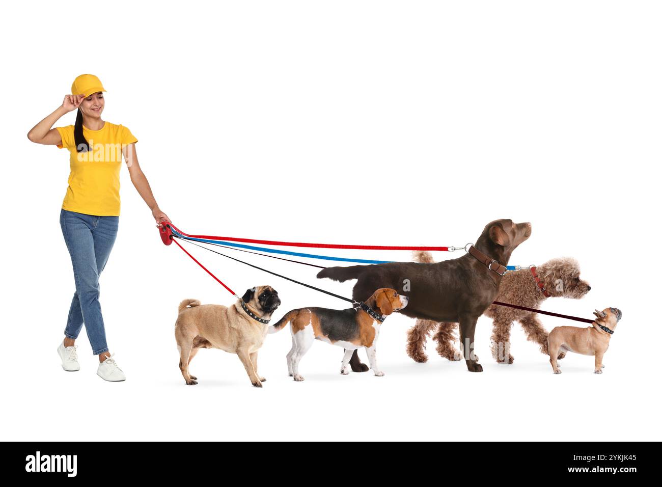 Group five different young hi-res stock photography and images - Alamy