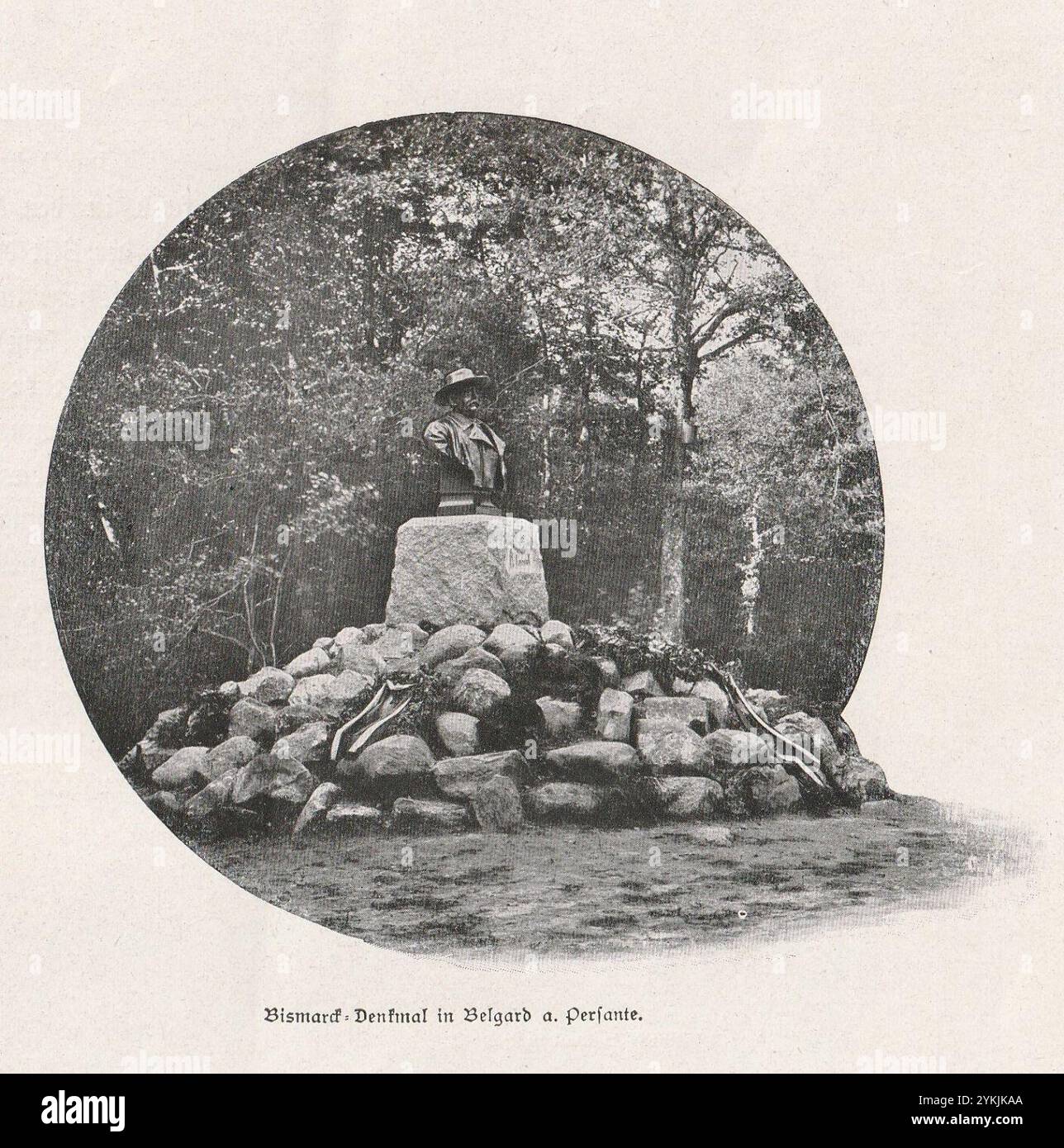 Bismarck-Denkmal Belgard a. Persante Stock Photo - Alamy