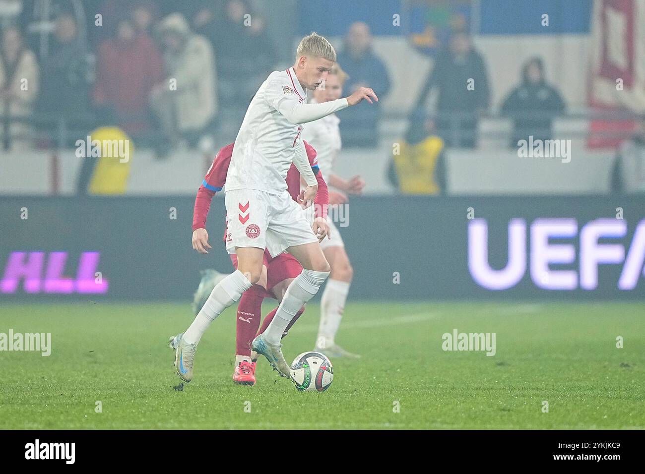 Serbien, Denmark. 18th Nov, 2024. UUEFA Nations League match between ...
