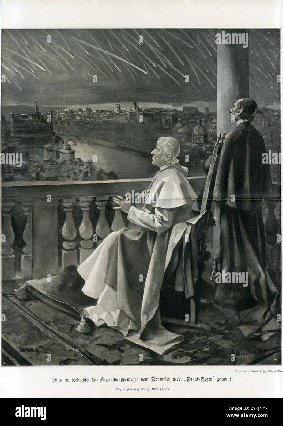 Bl. Pius IX José Miralles Darmanin circa 1872 Stock Photo - Alamy