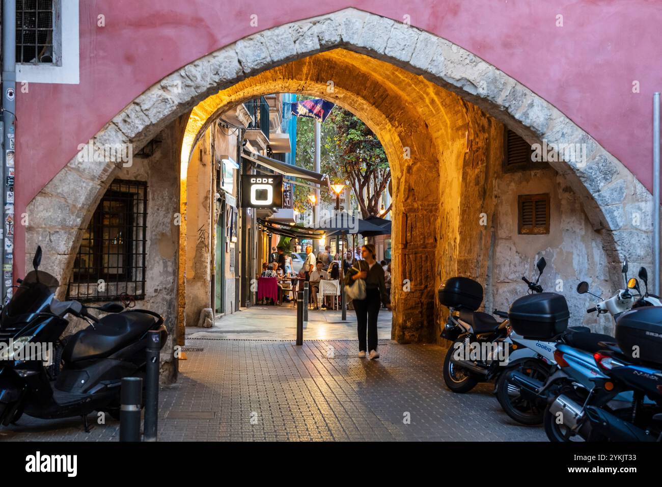 Almodí Gate (Gabella de la Sal), old gate of the wall of Palma, Palma ...
