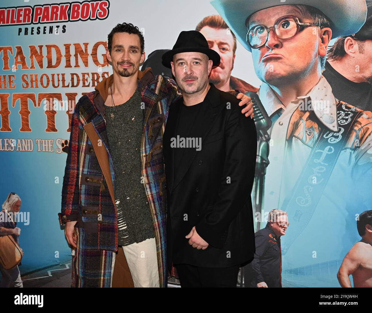 LONDON, ENGLAND: 18th November 2024: Robert Sheehan, Charlie Lightening ...