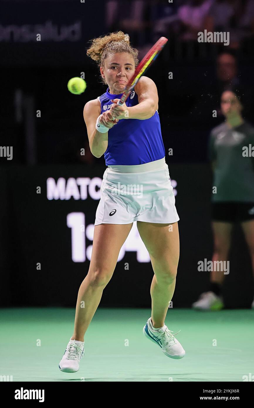Malaga, Malaga, Spain. 18th Nov, 2024. Jasmine Paulini of Italy ...