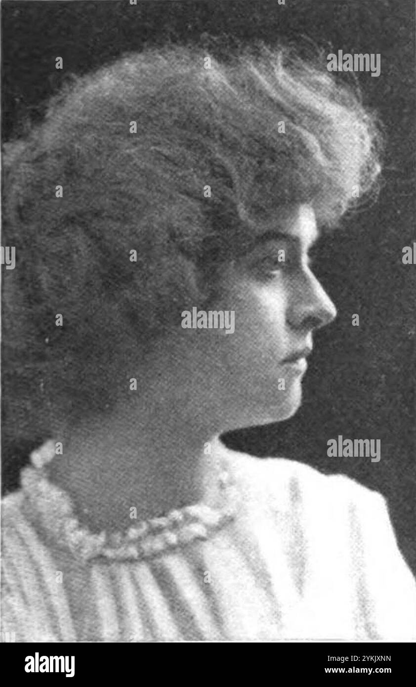 Blanche Hall, actress. Chickering Stock Photo - Alamy
