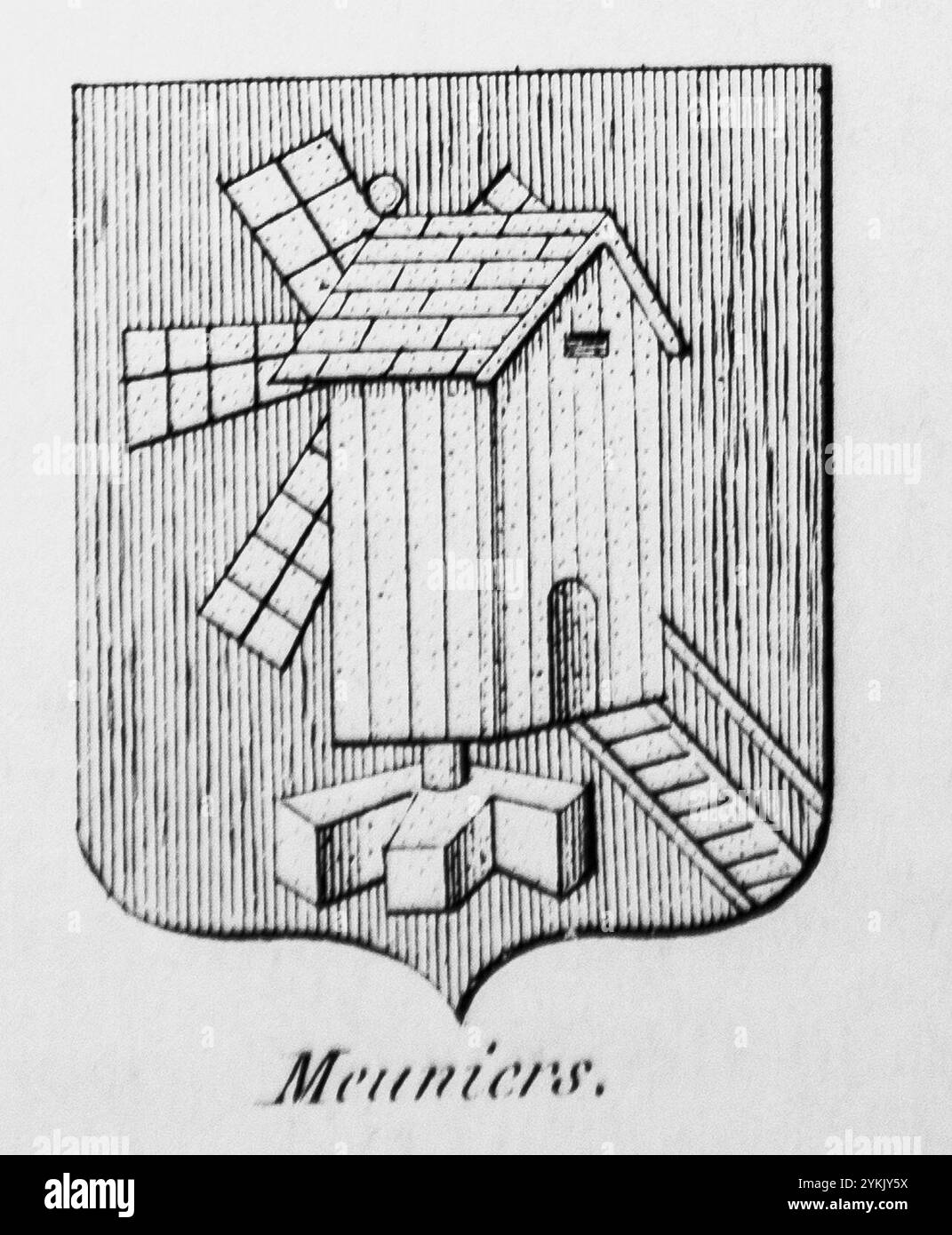 Blason métier meuniers - Nations de Bruxelles Stock Photo - Alamy