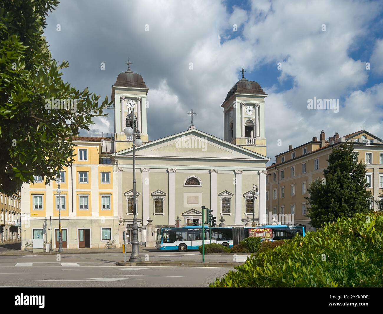 Trieste, Italy - June 26, 2024: Chiesa greco-ortodossa di San Nicolò ...