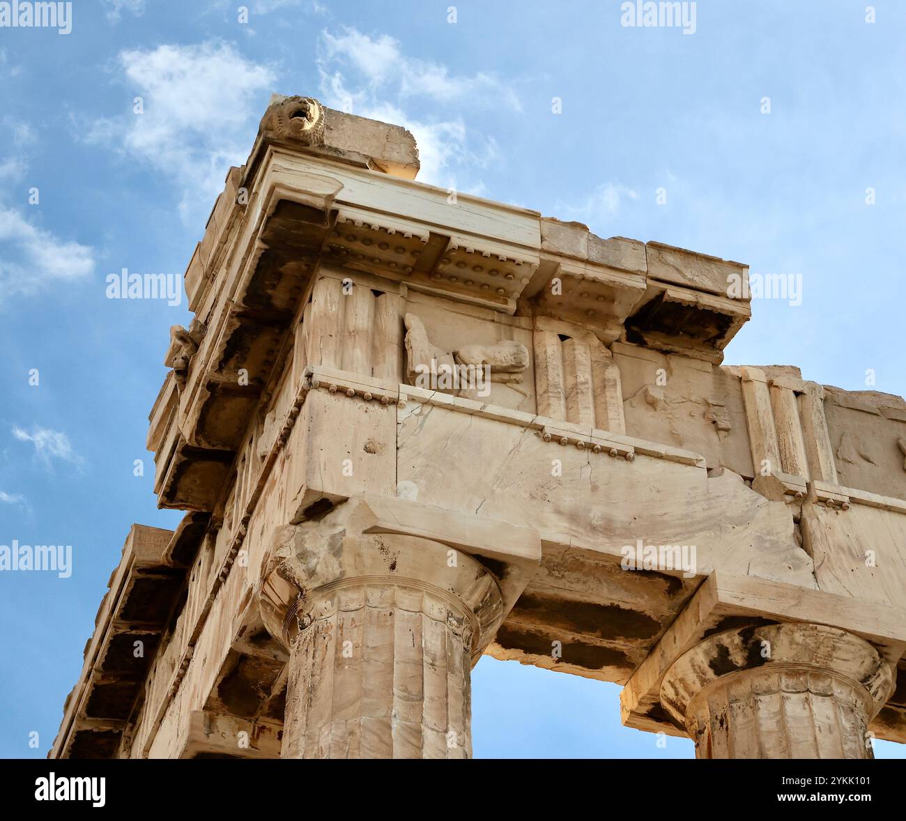 Acropolis Hill Including the Parthenon and other Structures Stock Photo - Alamy