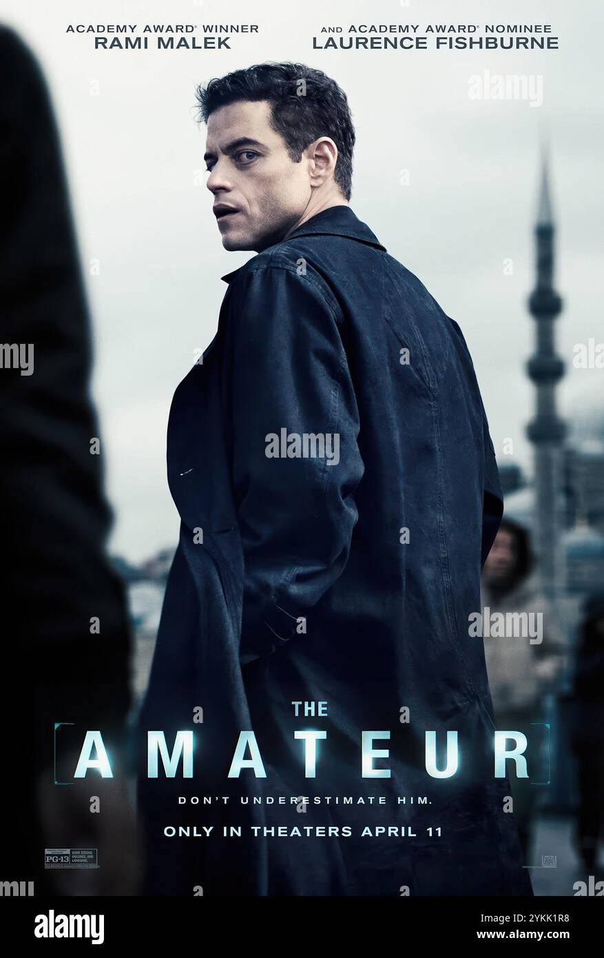 THE AMATEUR, US poster, Rami Malek, 2025. © 20th Century Studios ...