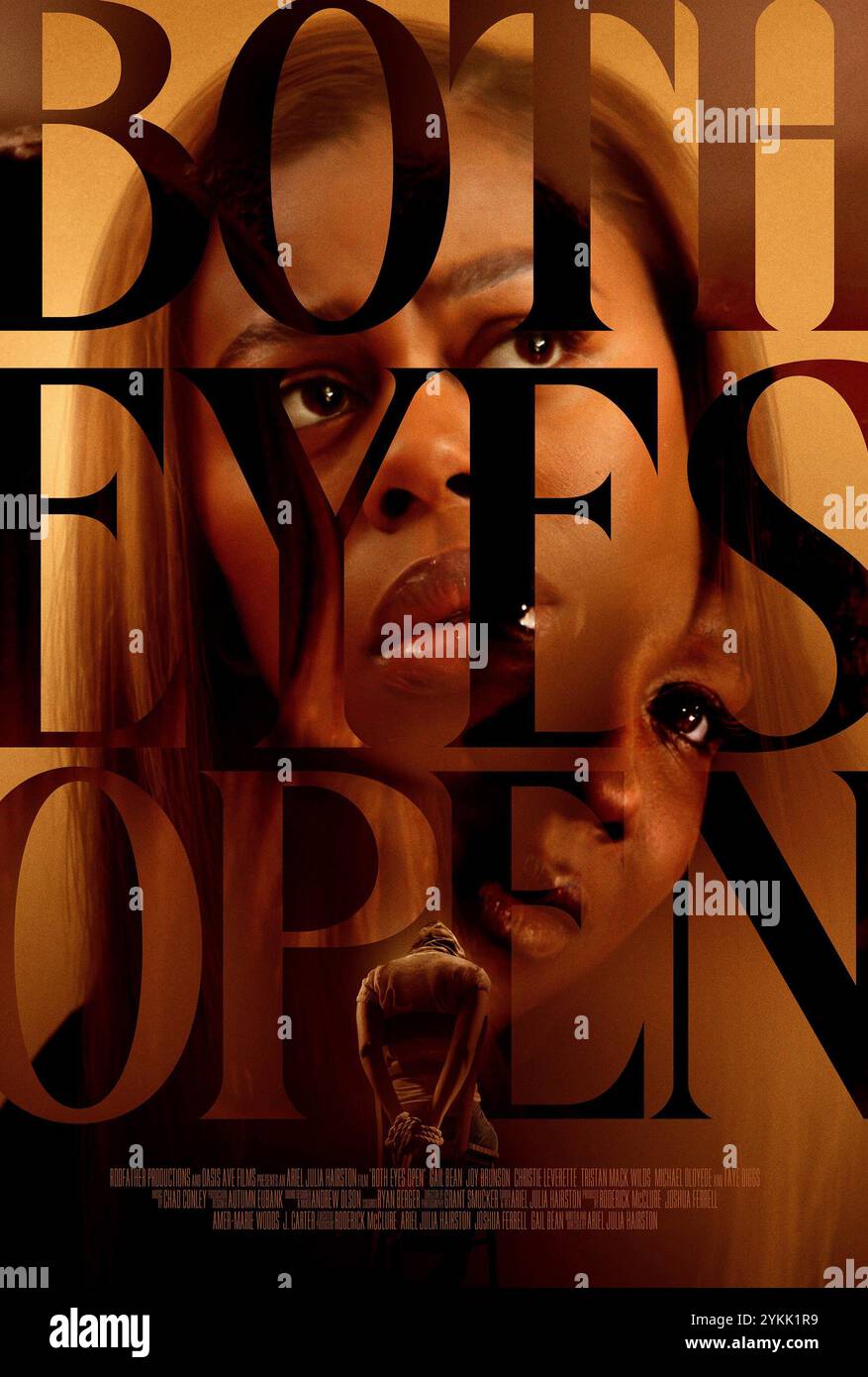BOTH EYES OPEN, poster, from top: Gail Bean, Joy Brunson, 2024. © Oasis ...