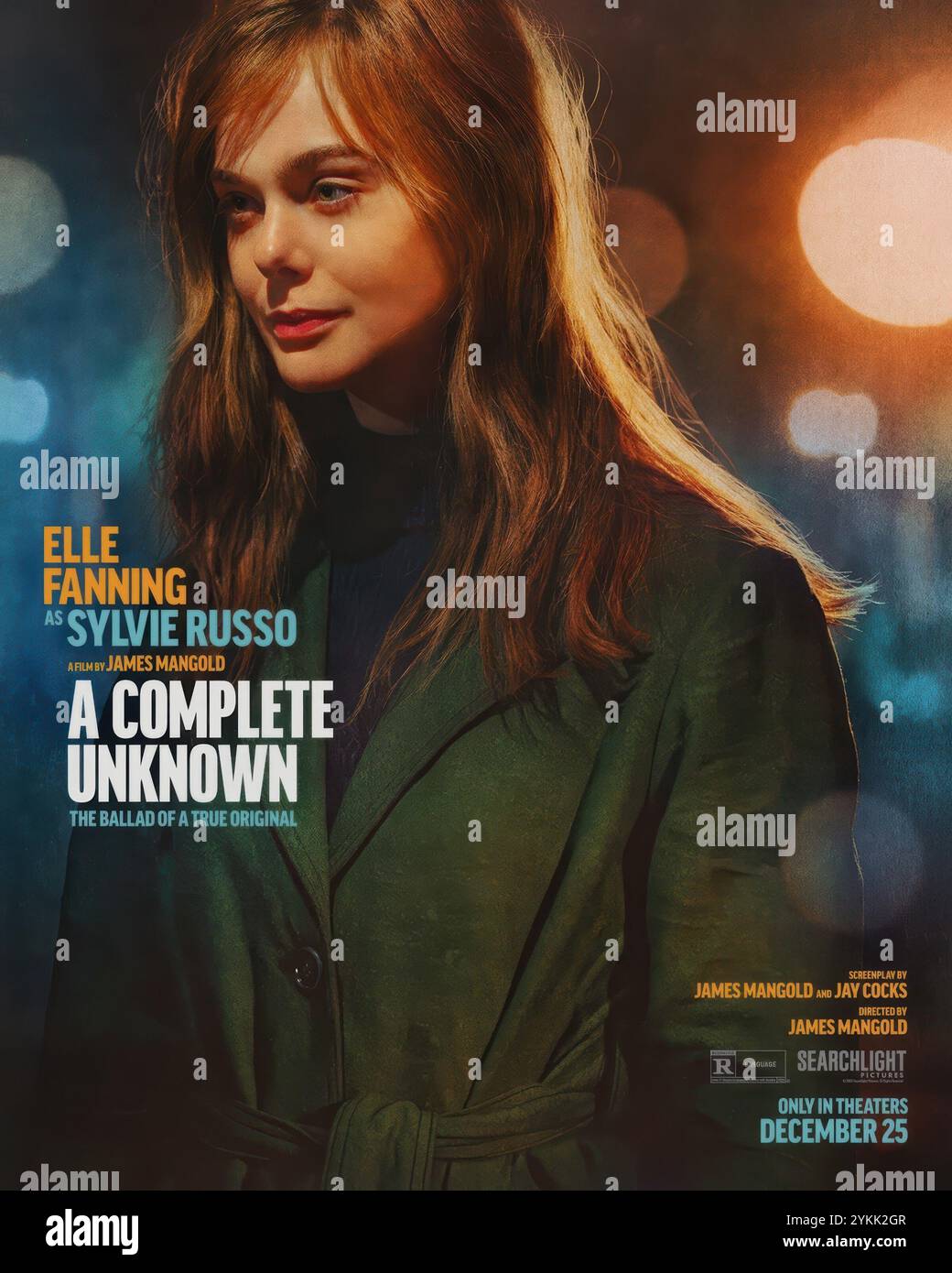 A COMPLETE UNKNOWN, US character poster, Elle Fanning as Sylvie Russo ...