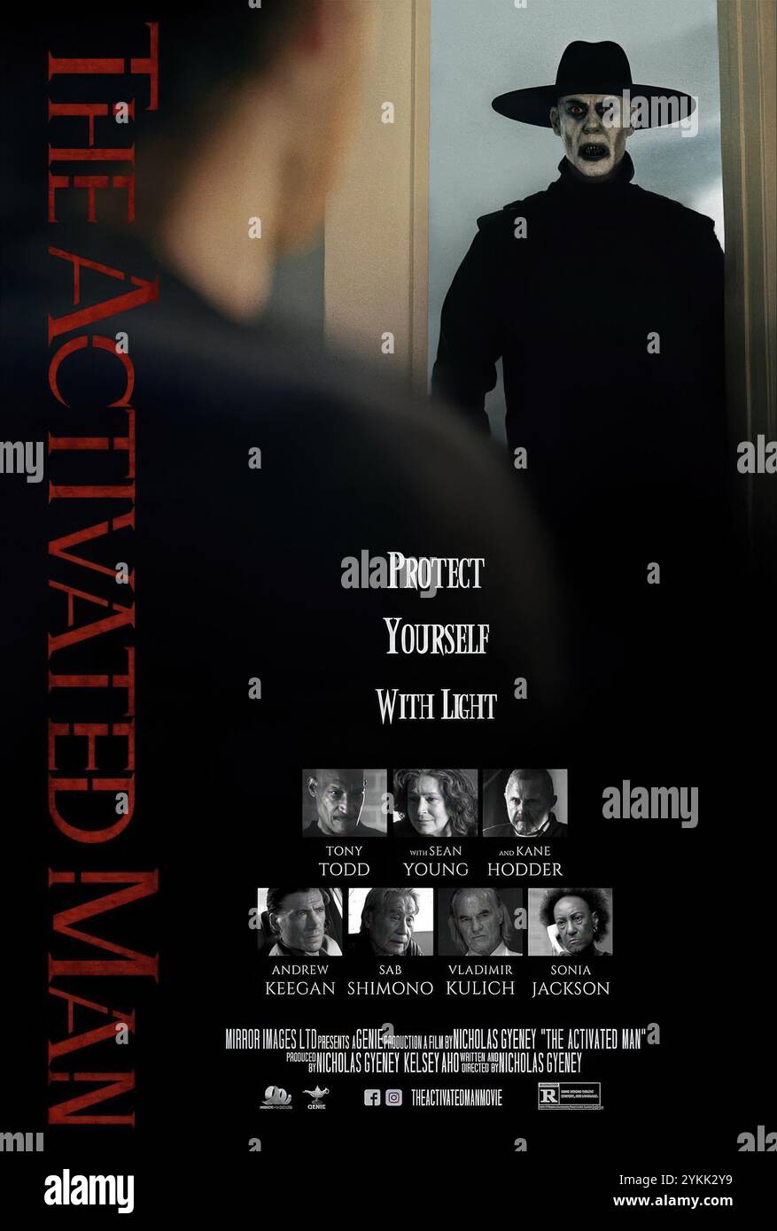 THE ACTIVATED MAN, US poster, Edward Michael Scott (top), top frame ...