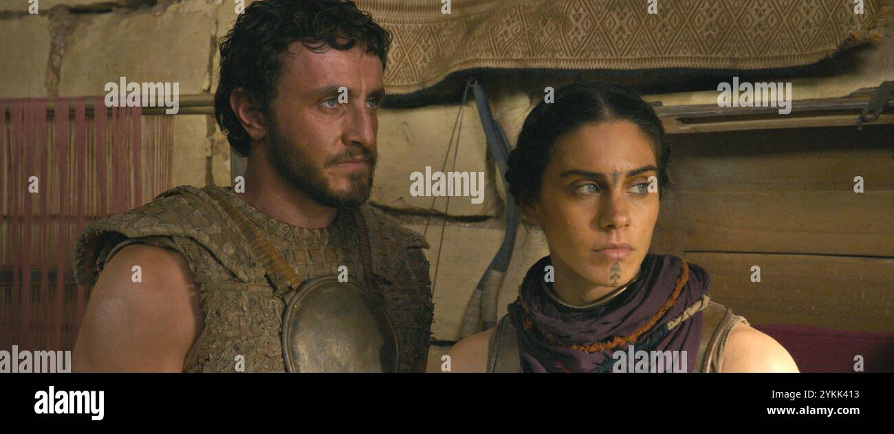 GLADIATOR II, (aka GLADIATOR 2), from left: Paul Mescal, Yuval Gonen, 2024. © Paramount Pictures ...