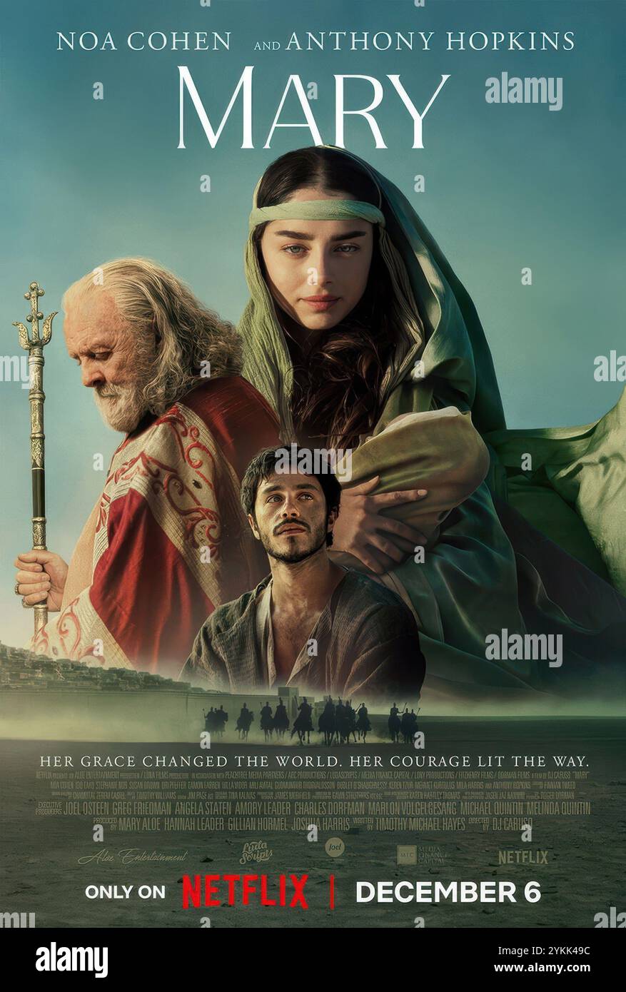 MARY, US poster, from left: Anthony Hopkins as King Herod, Ido Tako as ...