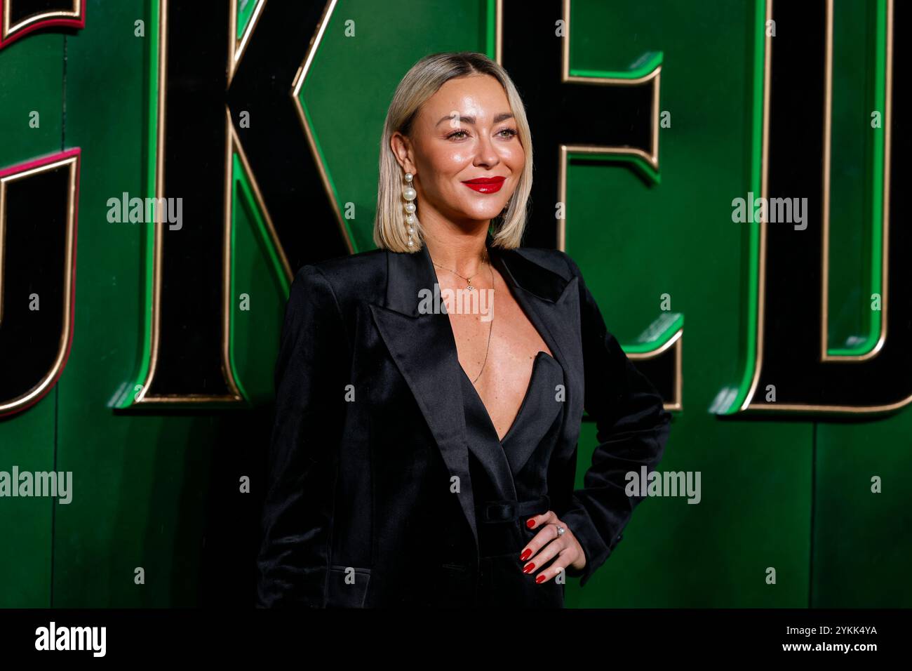 Luba Mushtuk poses for photographers upon arrival at the premiere of ...