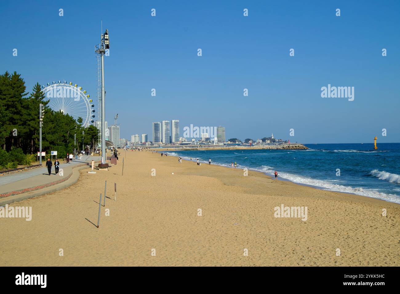 Sokcho, South Korea - November 3rd, 2024: A panoramic view of Sokcho ...