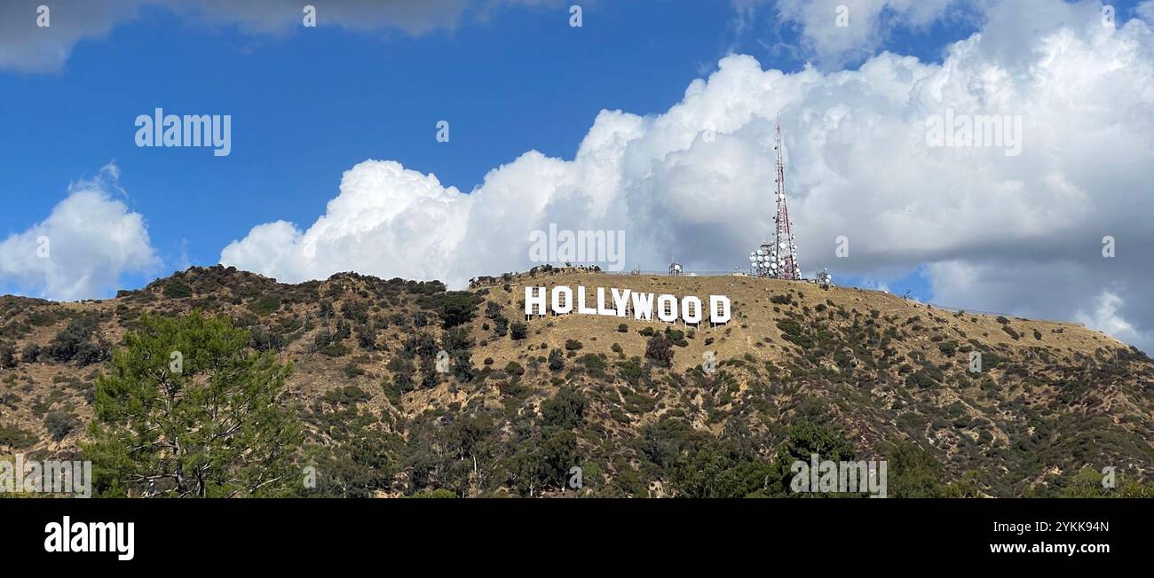 Hollywood Sign, Hollywood Hills, Hollywood, Los Angeles, California, America, American, USA ...