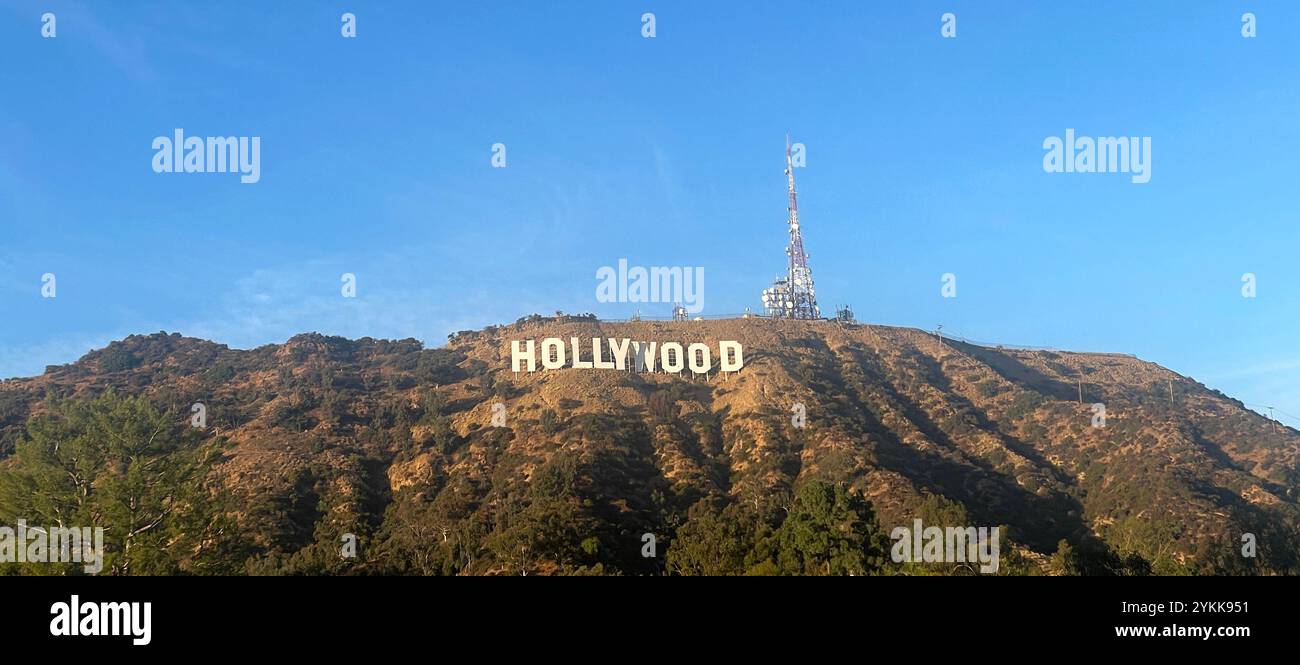 Hollywood Sign, Hollywood Hills, Hollywood, Los Angeles, California, America, American, USA ...