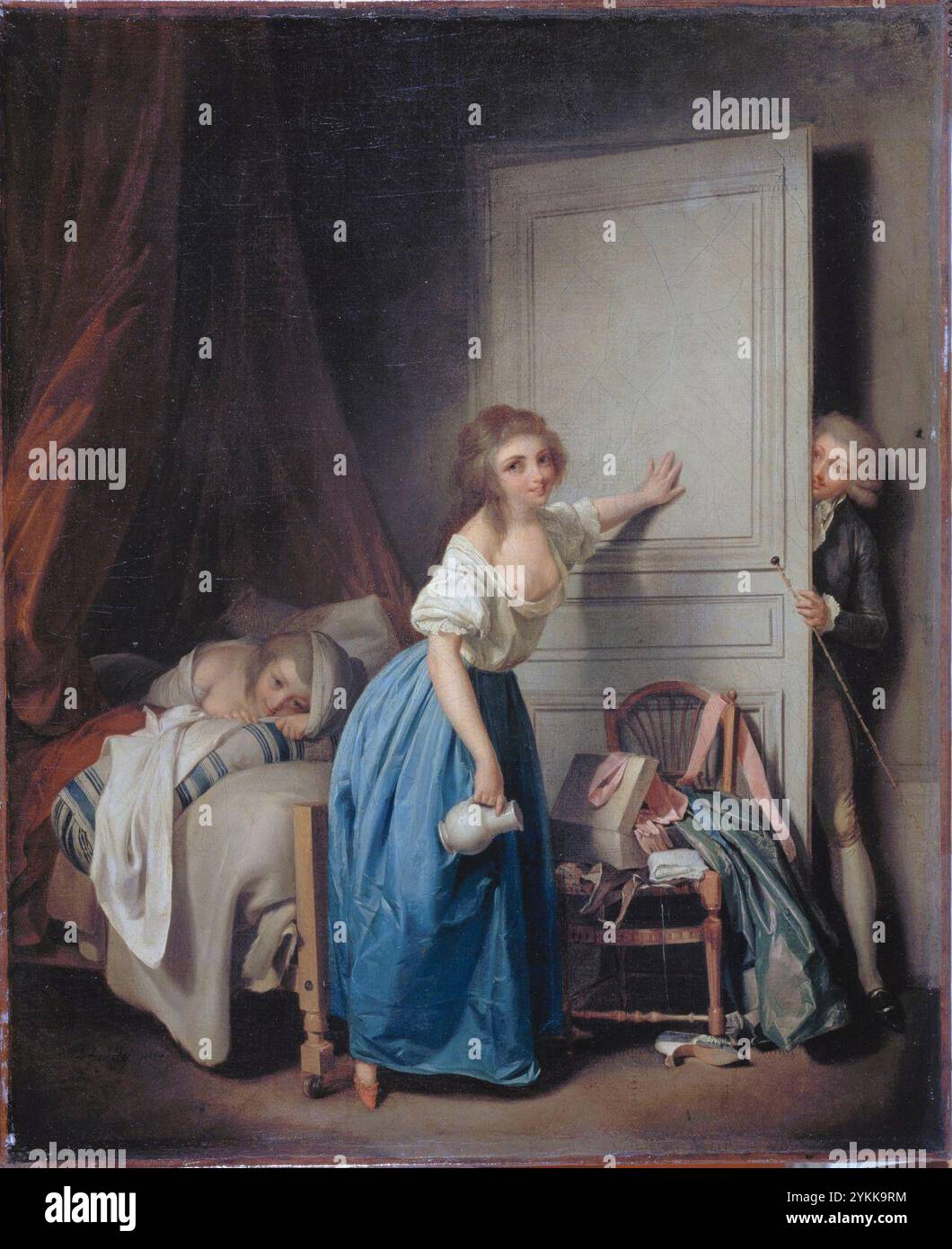 Boilly, Louis Léopold - L'Indiscret - J 5 Stock Photo - Alamy