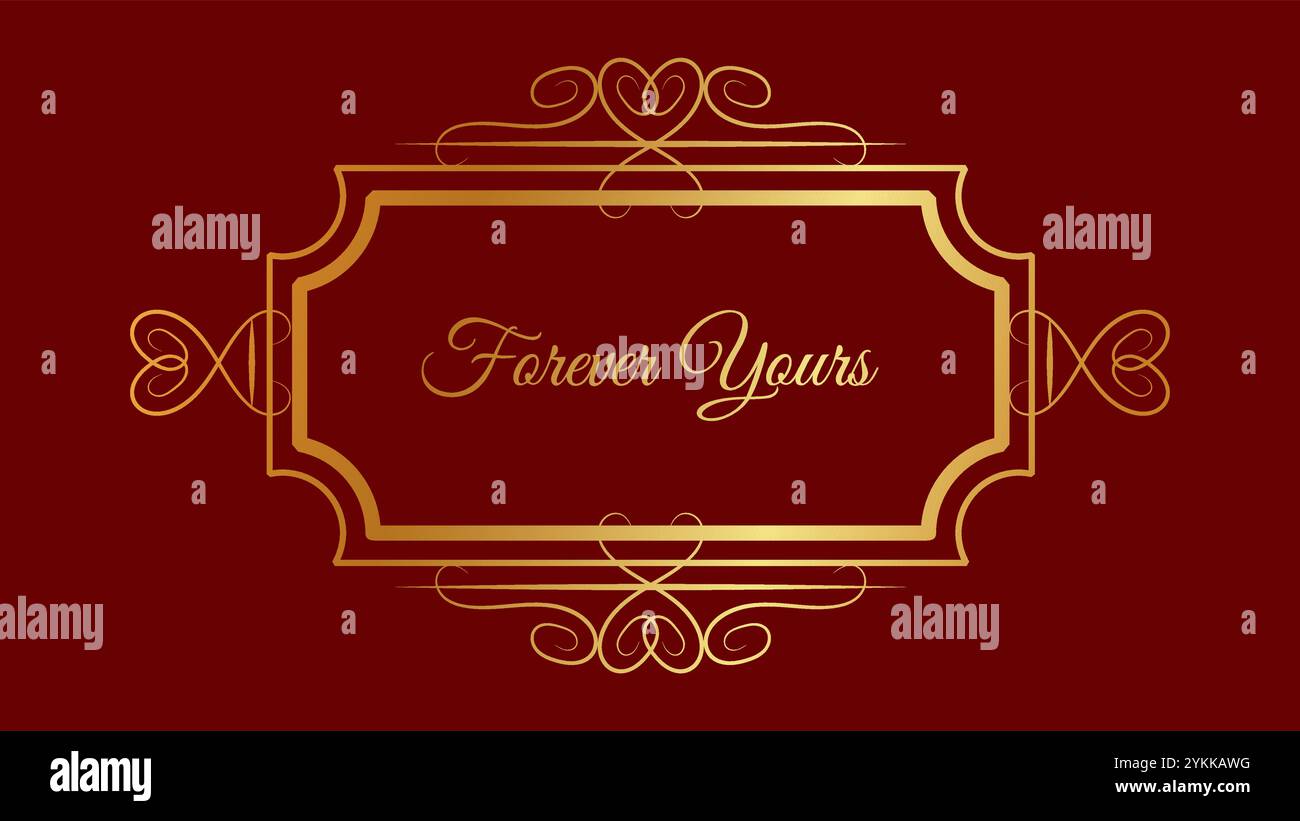 Forever yours Stock Vector Images - Alamy