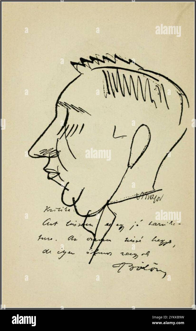 Bölöni György, 1913. Major Henrik rajza Stock Photo - Alamy