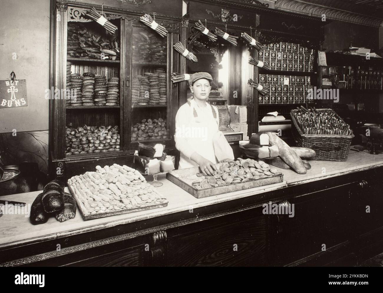 Bakery Boy. Vintage Archive Photograph by Lewis Wickes Hine . United ...