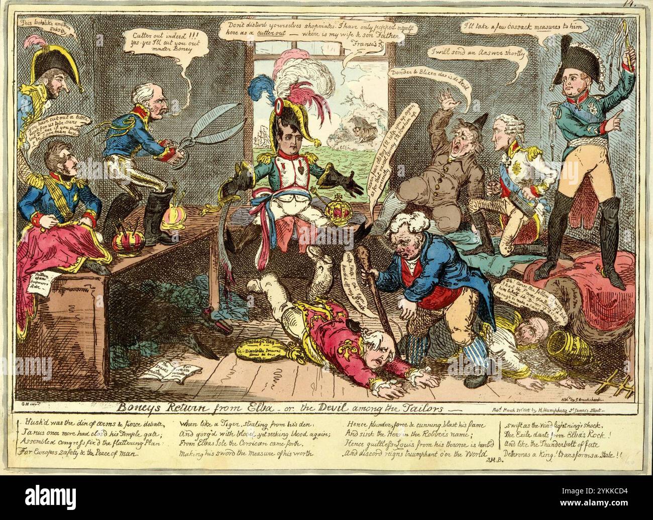 Boneys return from elba hi-res stock photography and images - Alamy