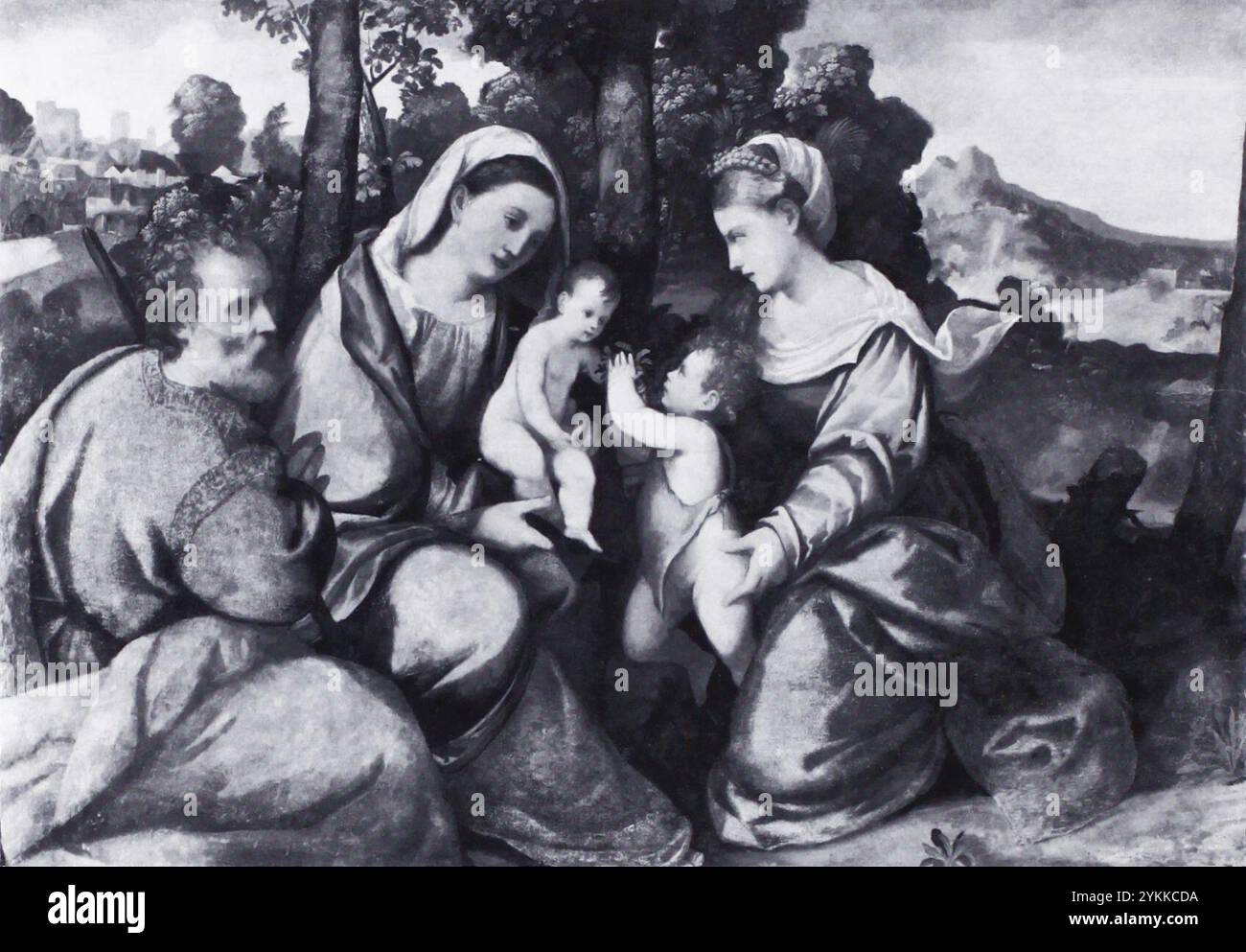 Bonifacio Veronese - Sacred Conversation Stock Photo - Alamy Bonifacio Veronese - Sacred Conversation Stock Photo - Alamy