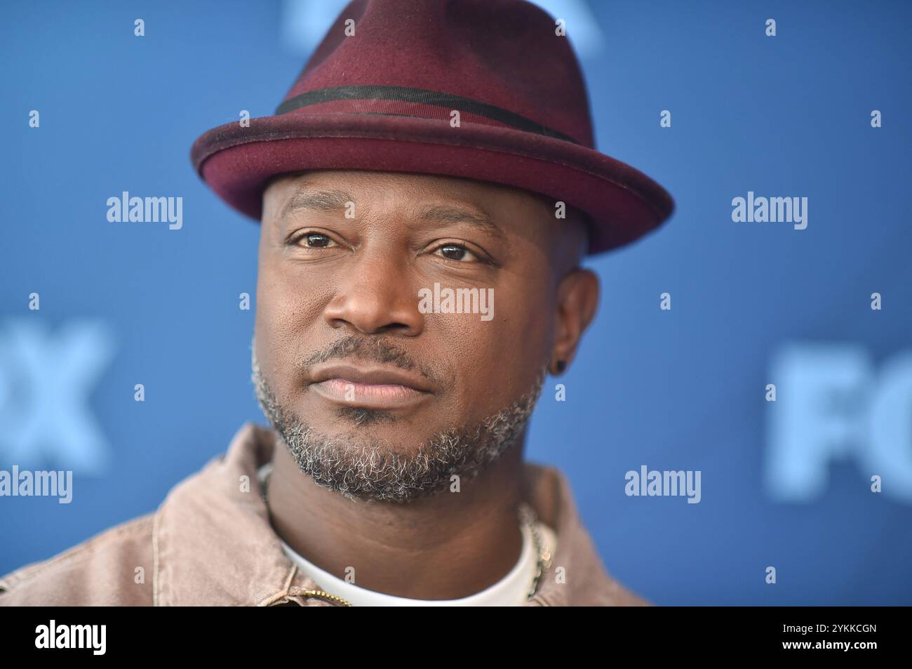 Taye Diggs attends FOX Winter Press Day on Monday, Nov. 18, 2024, at the FOX Studio Lot in Los ...