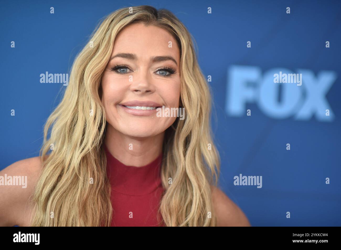 Denise Richards attends FOX Winter Press Day on Monday, Nov. 18, 2024, at the FOX Studio Lot in ...