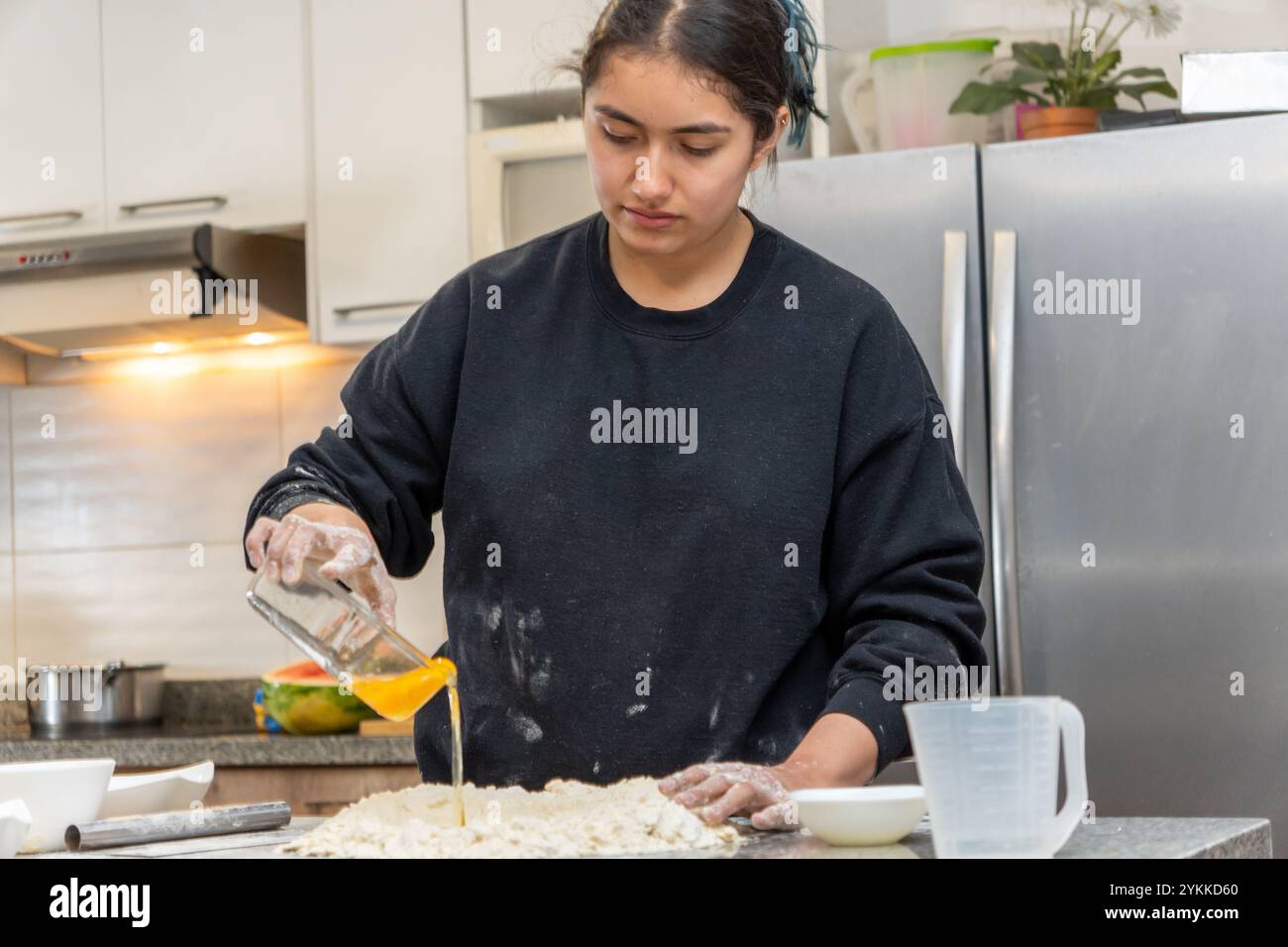 Woman tied to table hi-res stock photography and images - Alamy