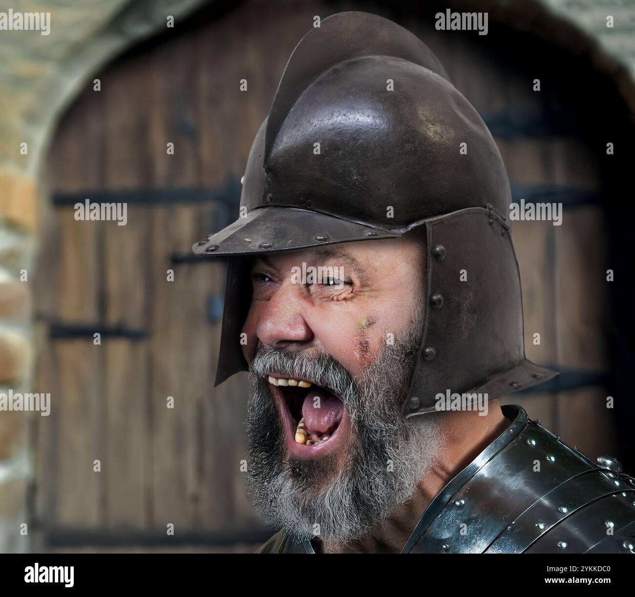 Portrait excited man medieval hi-res stock photography and images - Alamy