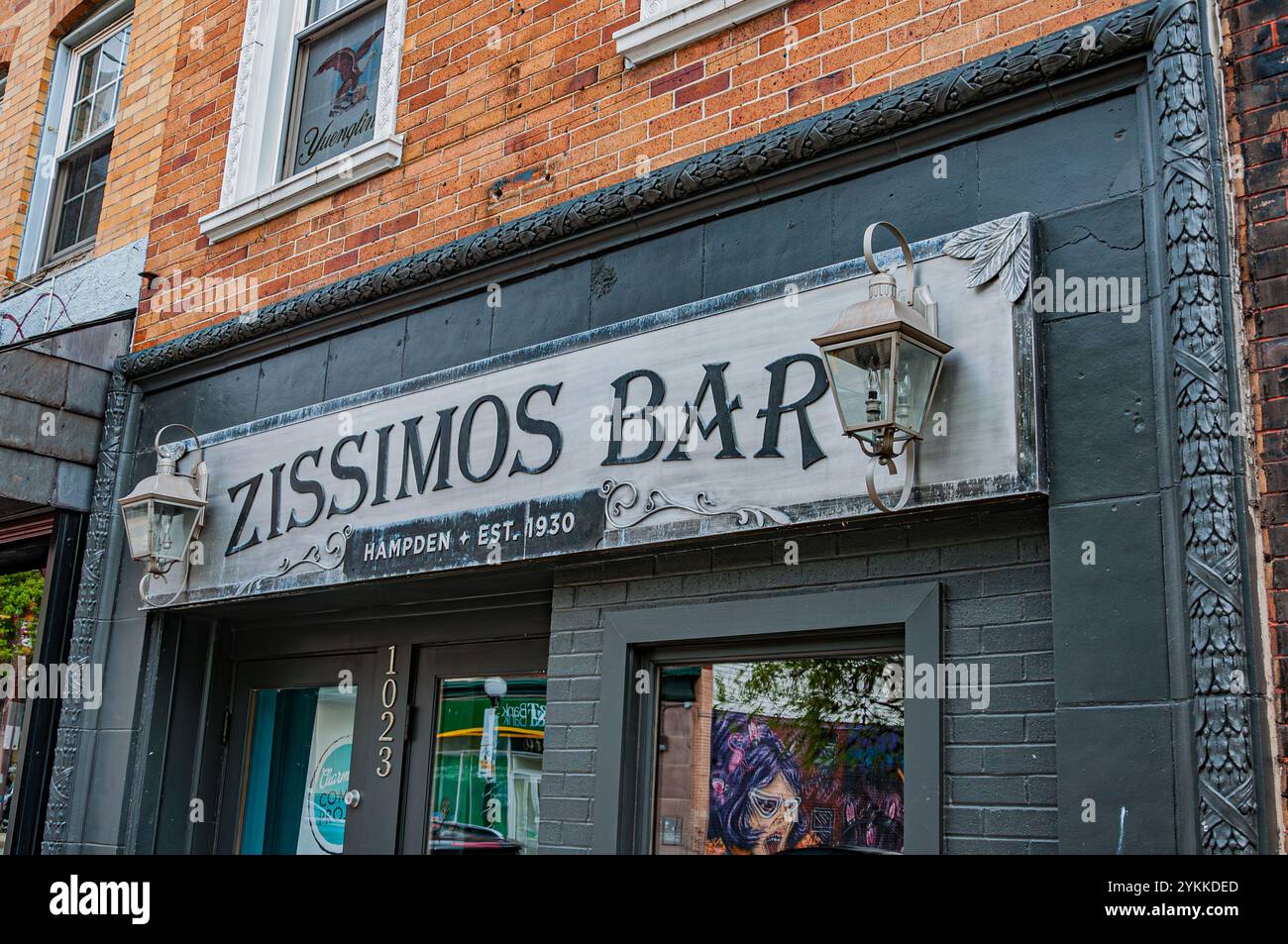 Historic Bar in Hampden, Baltimore Maryland USA Stock Photo - Alamy