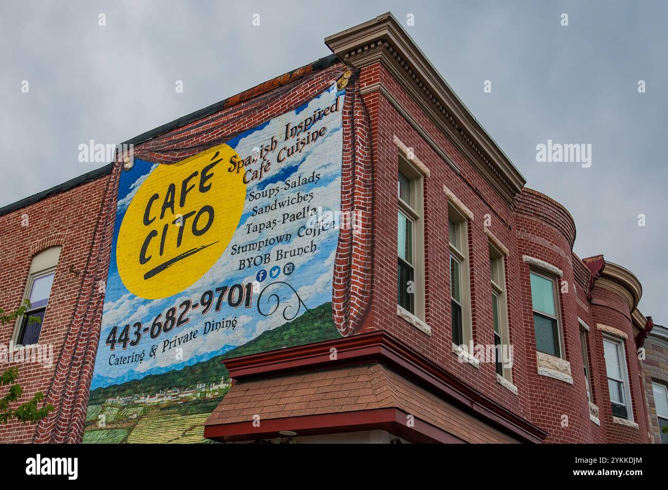 Cafe Cito in Hampden, Baltimore Maryland USA Stock Photo - Alamy