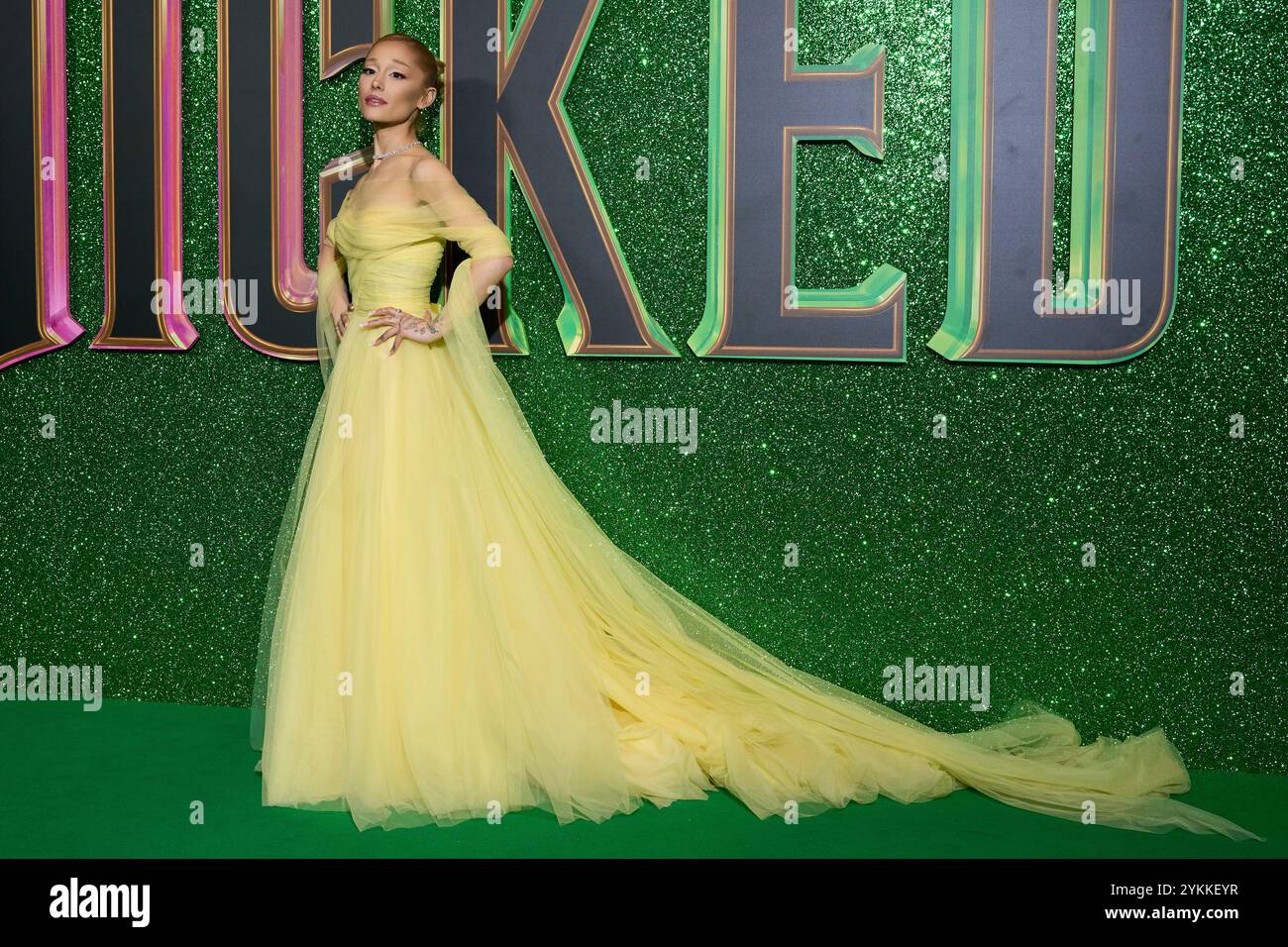 Ariana Grande poses for photographers upon arrival at the premiere of ...