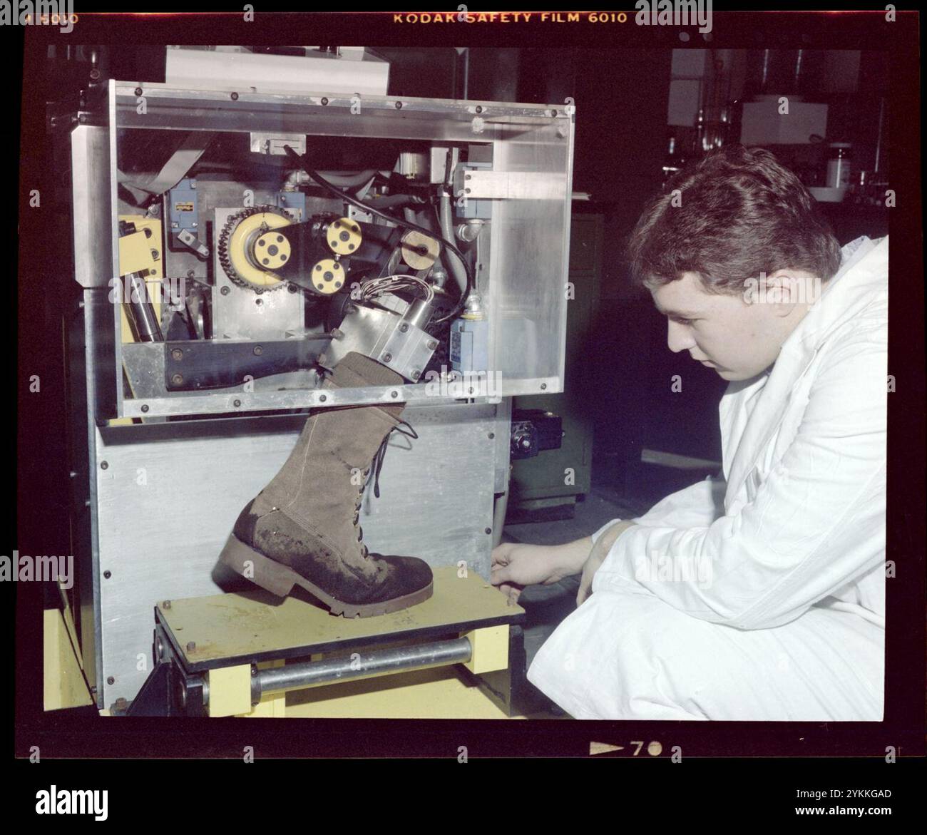 Boot tester, by the U.S. Army Natick Soldier Systems Center, March 25 ...